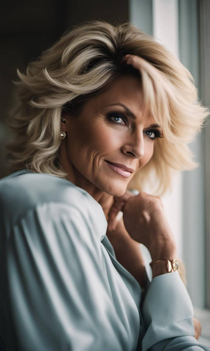 Deauxma Has Platinum Blonde Hair Poses For The Ca By Videodon27 On Deviantart