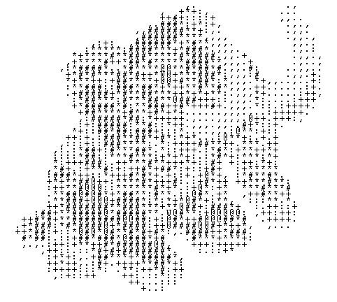 ASCII Elephant by snormaster on DeviantArt