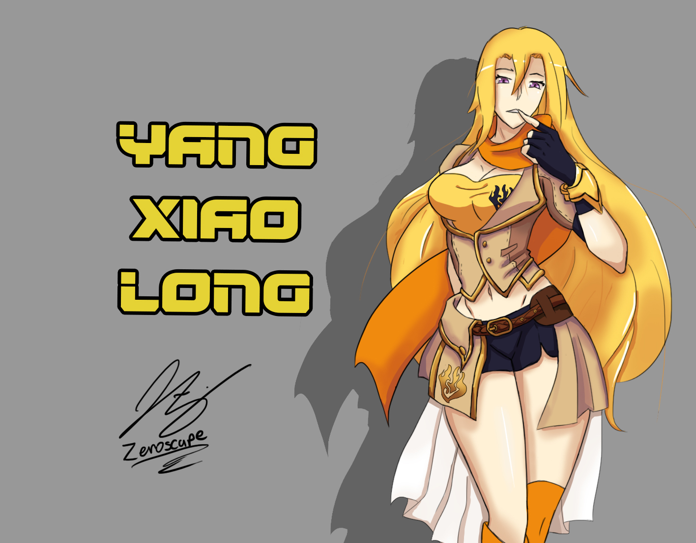 Rwby Yang Xiao Long By Zer0sc4pe On Deviantart