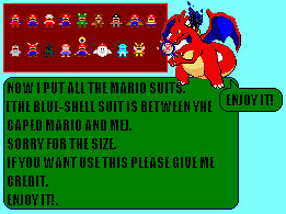 All the Mario Suits by charizardrojo on DeviantArt