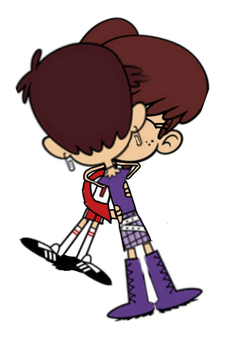 Lynn Loud And Luna Loud Kissing By Aaronmitchell05 On Deviantart