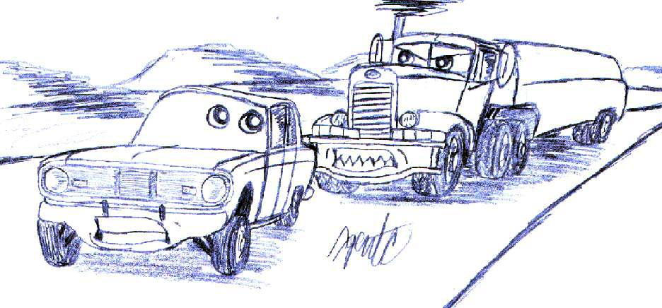 Duel: Pixar Style by AgentC-24 on DeviantArt