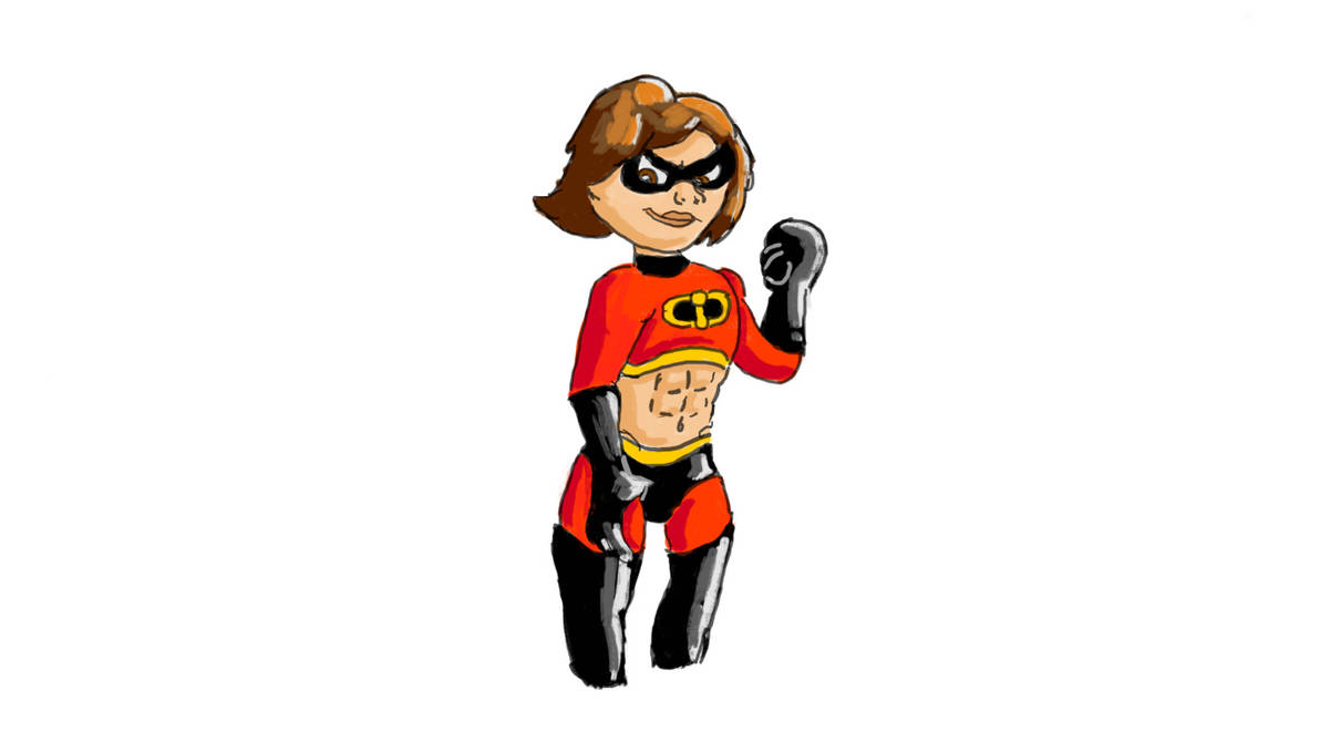 Elastigirl Helen Parr With A Bare Midriff By Haveamidrifffetish69 On