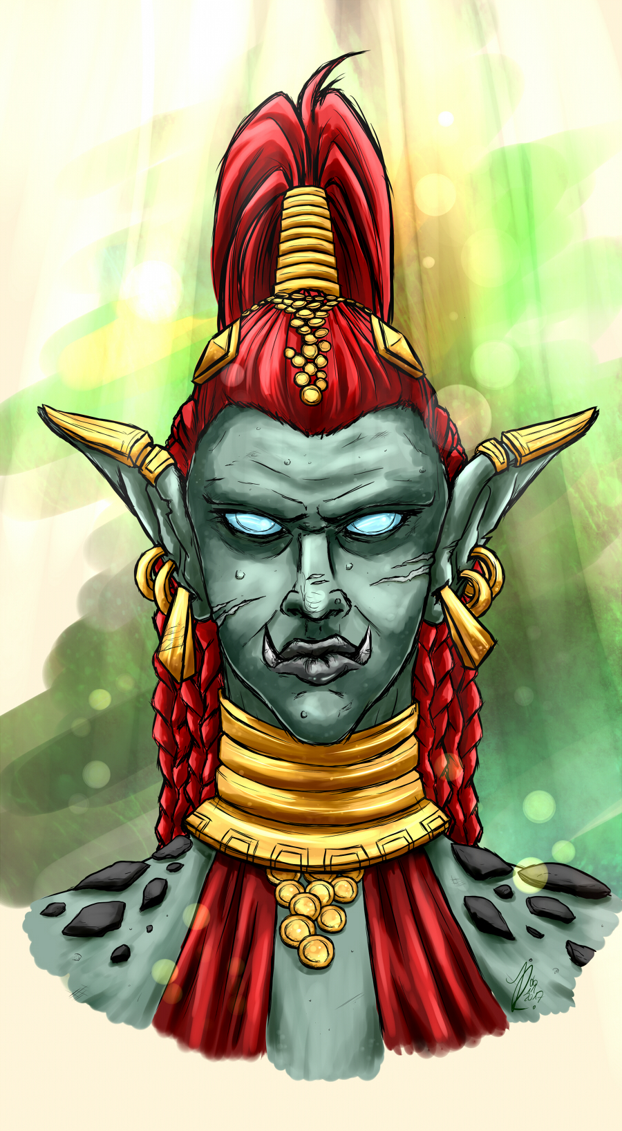 Zandalari Troll Shaman By Falaa Art On Deviantart