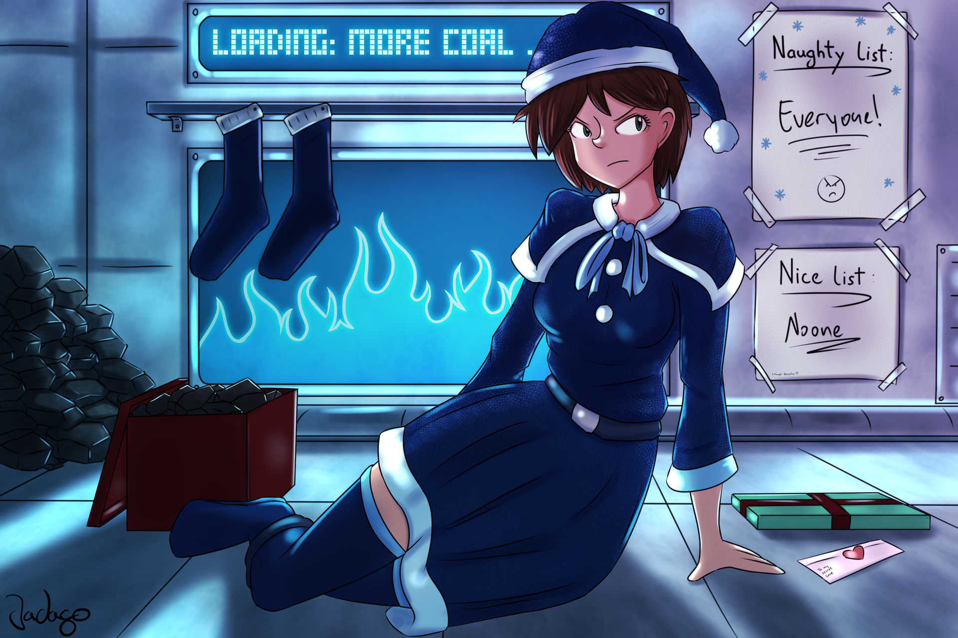 Naughty And Nice By Jadago Art On Deviantart