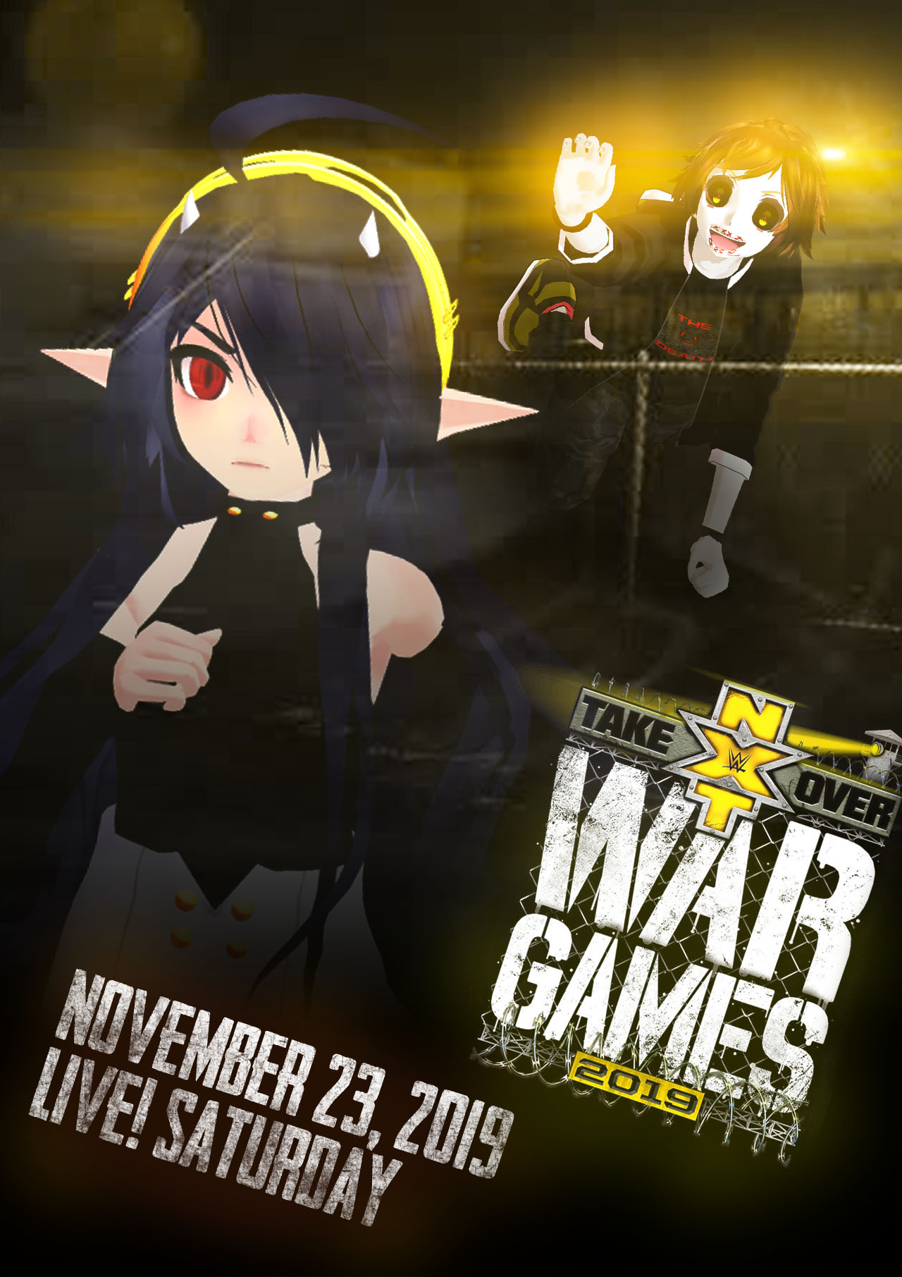 Wwe Nxt Takeover Wargames 2019 Poster By Sweetsatou On Deviantart