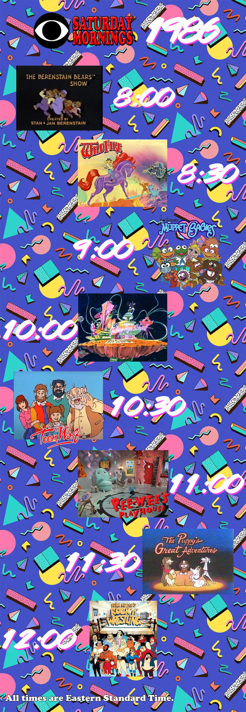 Saturday Mornings Forever Cbs September 1986 By Wolverine25th On Deviantart