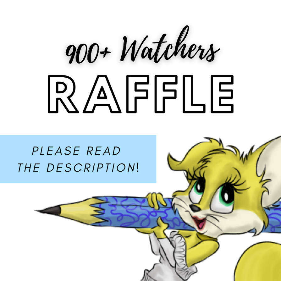 {CLOSED} 900 Watchers RAFFLE! by Aisudi on DeviantArt {CLOSED} 900 Watchers RAFFLE! by Aisudi on DeviantArt