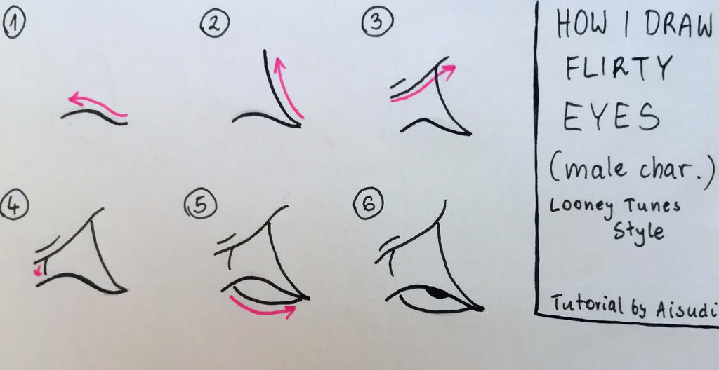 How I Draw Flirty Eyes A Bonus Tutorial By Aisudi On Deviantart