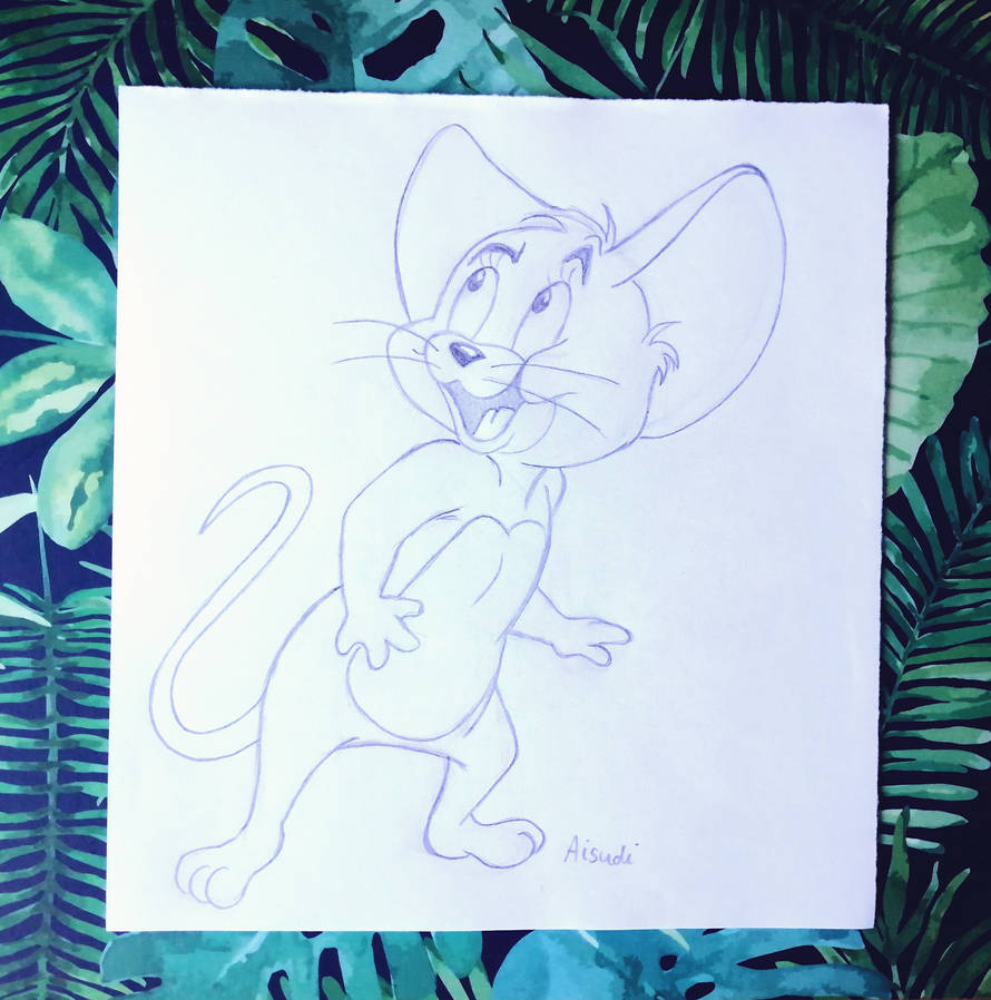 Sketchy Saturday 73 Jerry Mouse By Aisudi On Deviantart