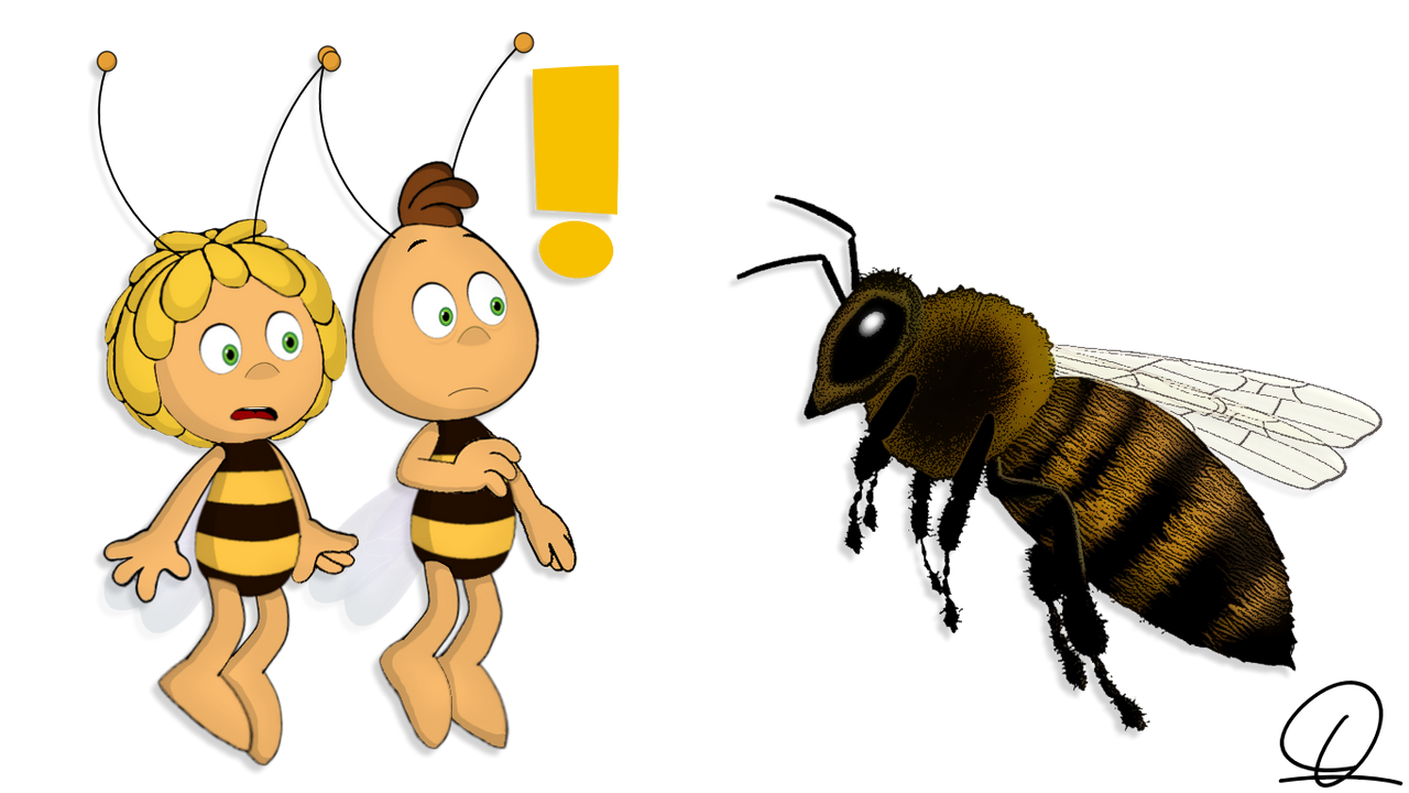 Maya And Willy Encounter A Real Bee By Quickdrip On Deviantart
