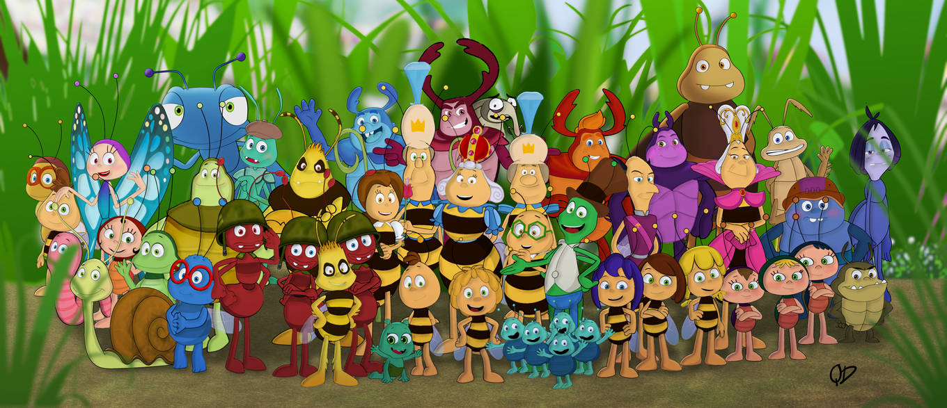 Maya the Bee and a Whole Meadow Full of Friends by Qwikswork on DeviantArt Maya the Bee and a Whole Meadow Full of Friends by Qwikswork on DeviantArt
