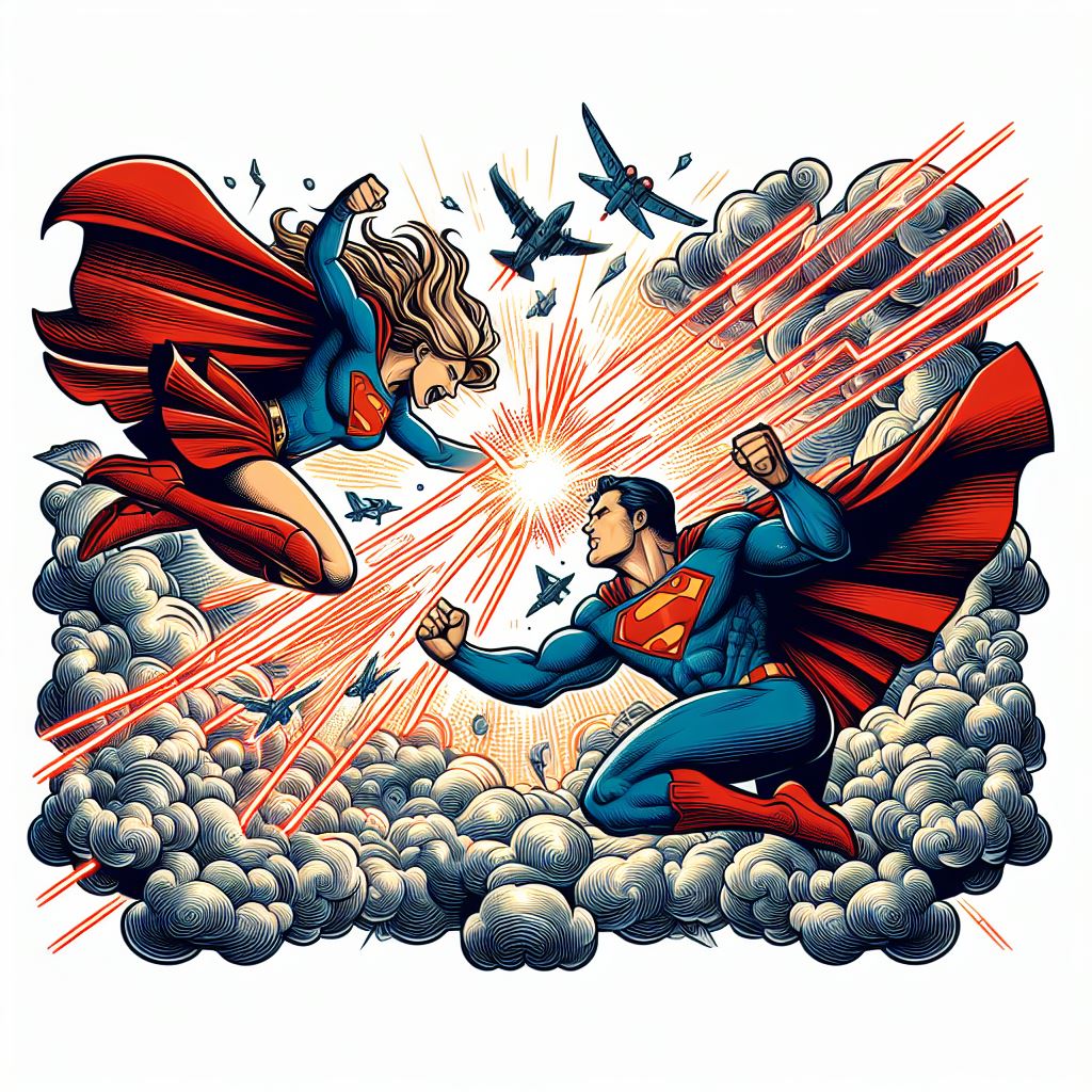 Supergirl Vs Superman 4 By Lepantzeus On Deviantart