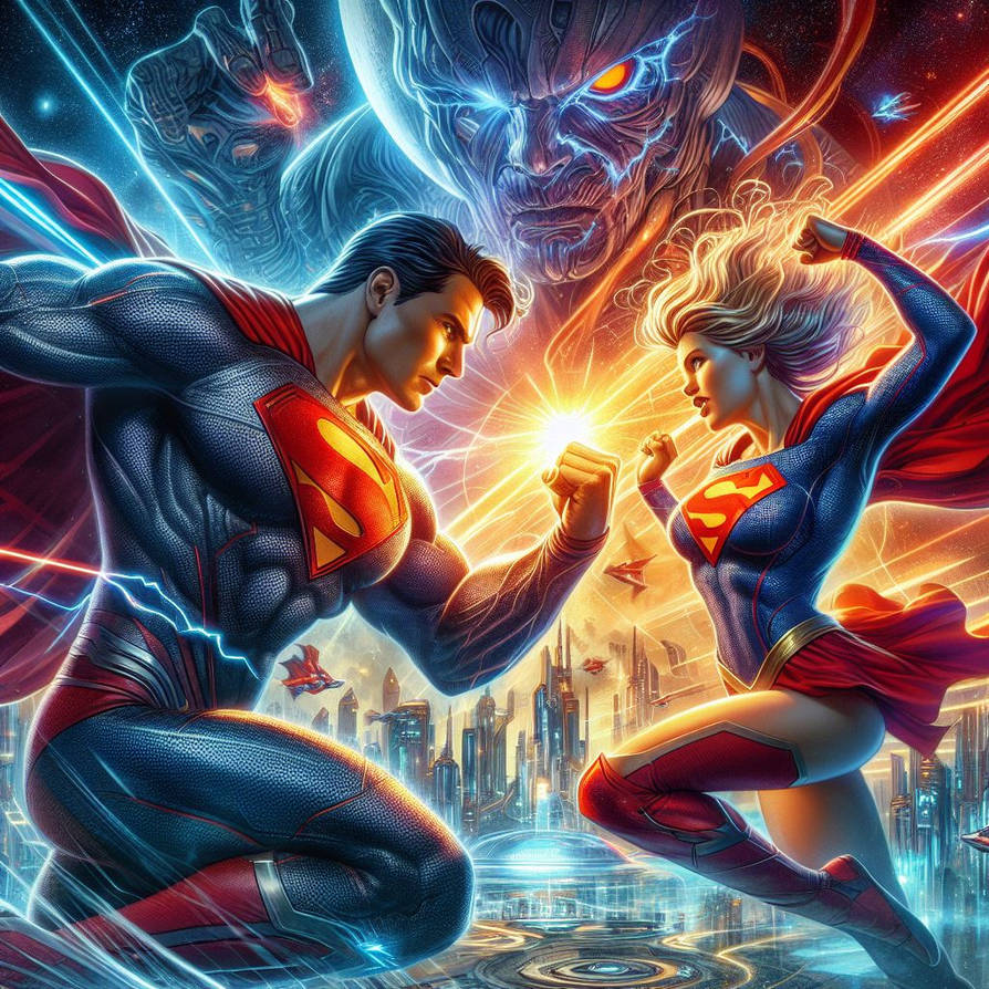 Superman Vs Supergirl Arena 2 By Lepantzeus On Deviantart