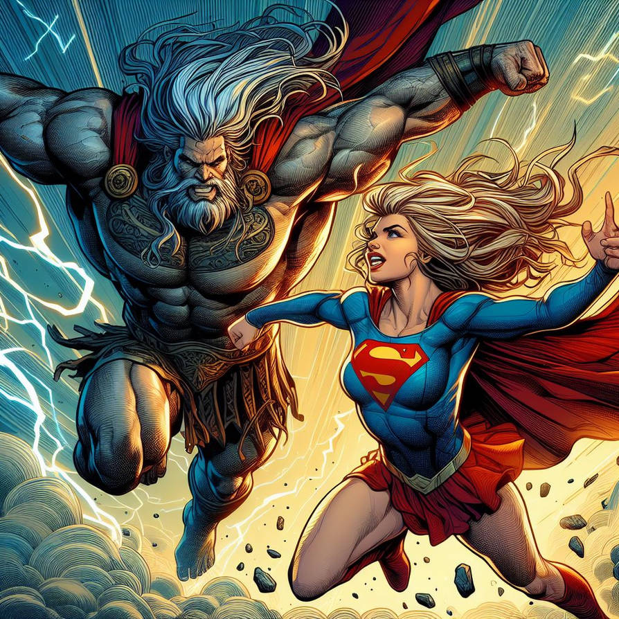 Supergirl Vs Hercules 8 By Lepantzeus On Deviantart