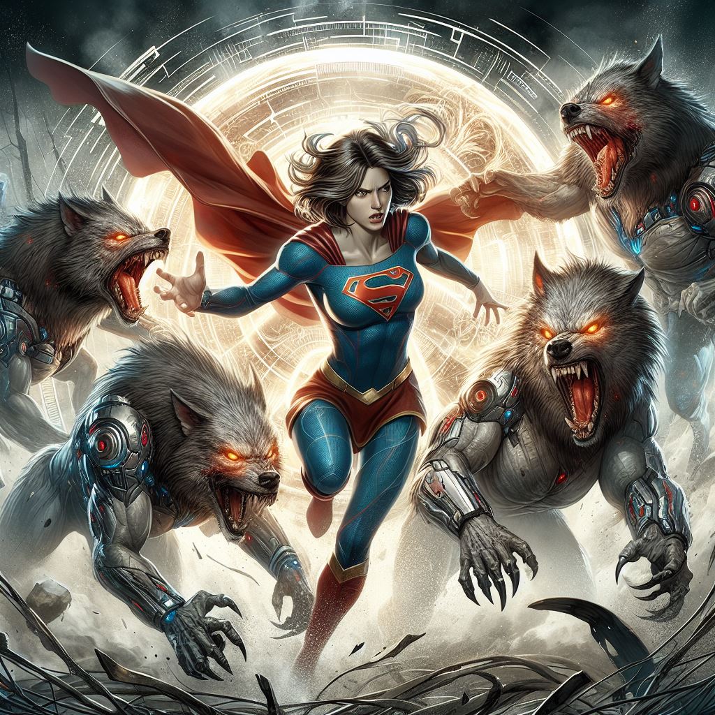 Supergirl Vs Cybernetic Werewolves 10 By Lepantzeus On Deviantart