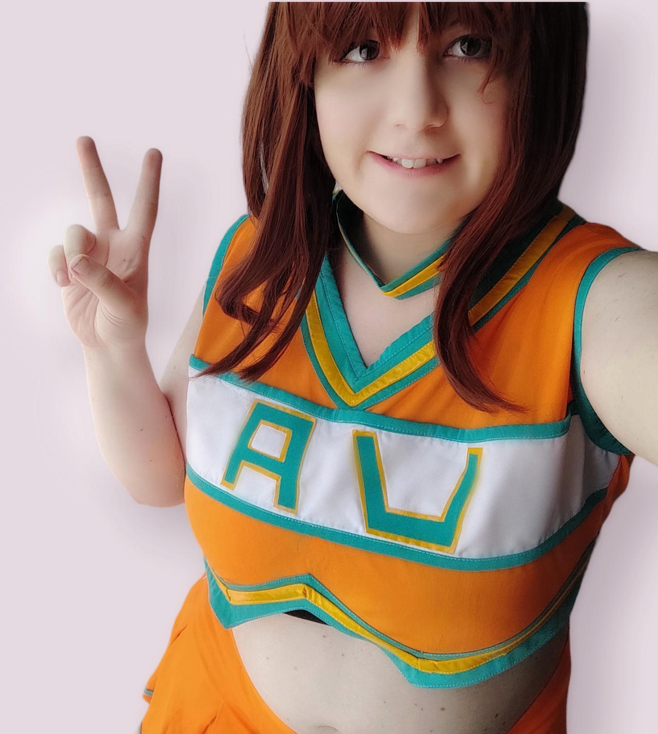 Ochaco Cheerleader By Shinca95 On Deviantart
