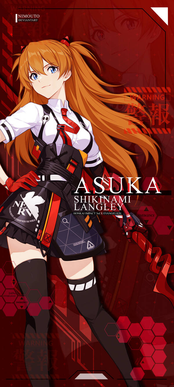 Asuka Evangelion X Honkai Impact 3rd By Nimouto On Deviantart
