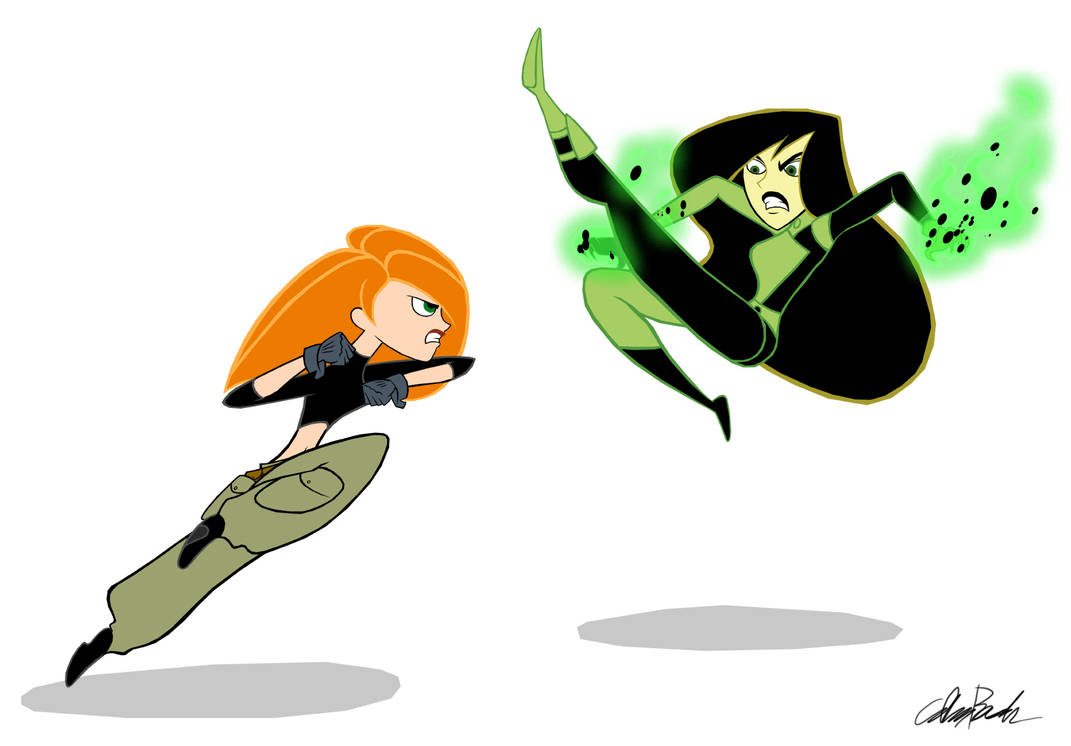 Kimmie Vs Shego By Weirdozinc On Deviantart