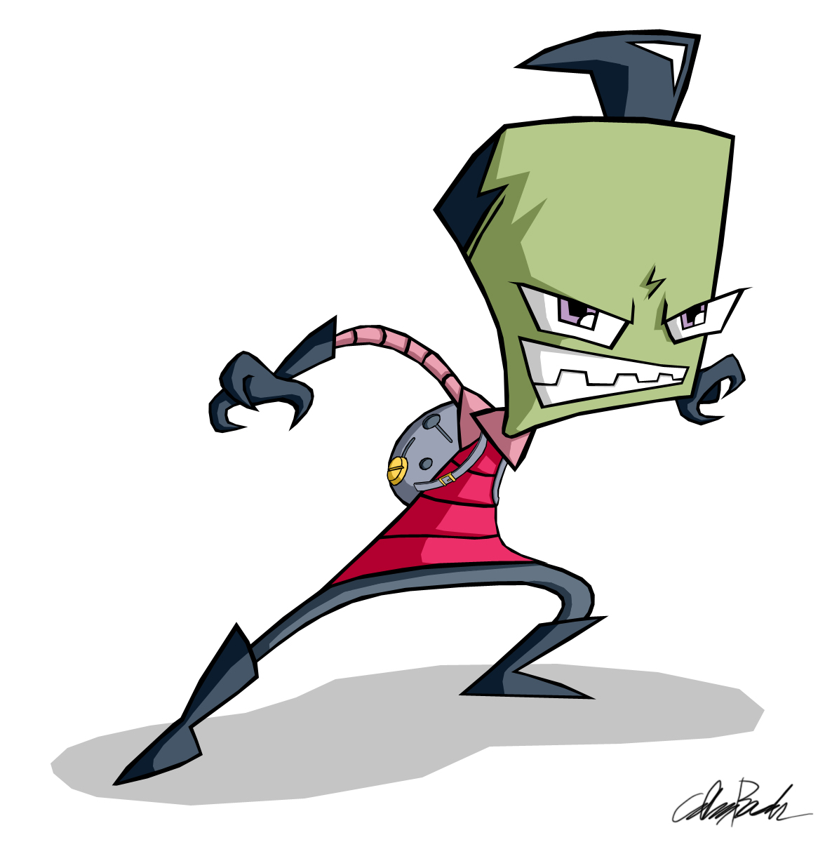 Human ZIM by weirdozinc on DeviantArt