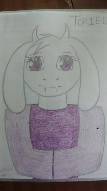 Toriel Traditional Art By Gingerrosearchieves On Deviantart