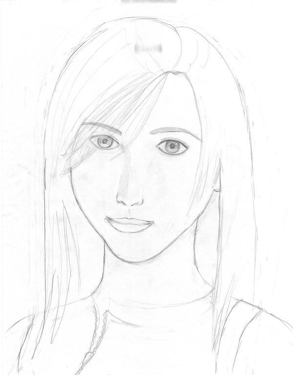 Tifa Lockheart sketch by CeruleanMiasma on DeviantArt