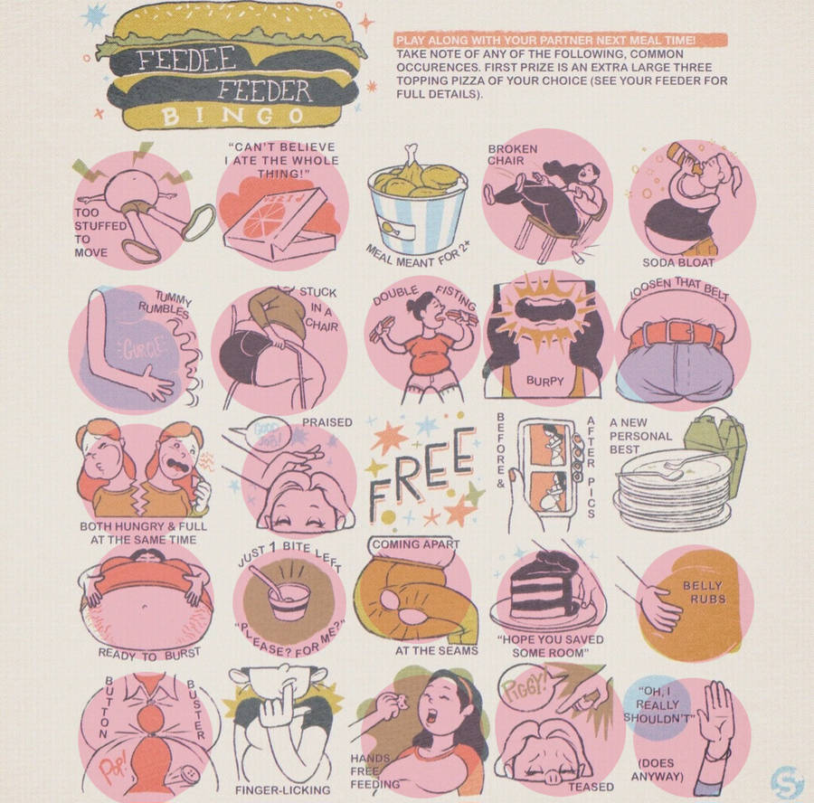 Feedee Feeder Bingo By Granloma37 On Deviantart