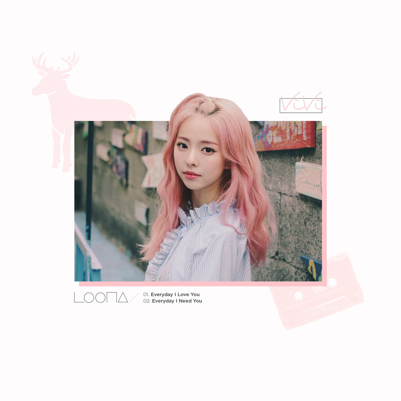 Loona Vivi Album Cover By Areumdawokpop On Deviantart