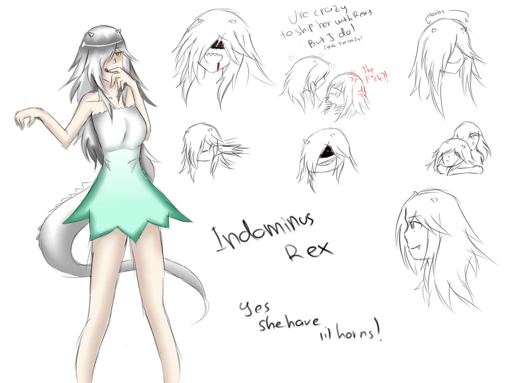 Indominus Rex Ref Sheet By Debiruhaato On Deviantart