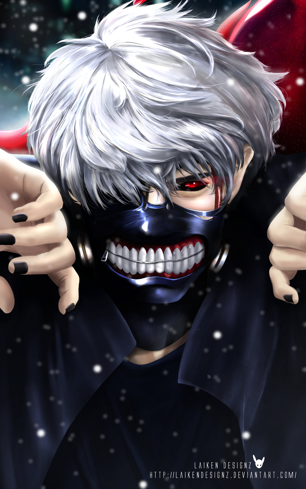 Ken Kaneki By Laikendesignz On Deviantart