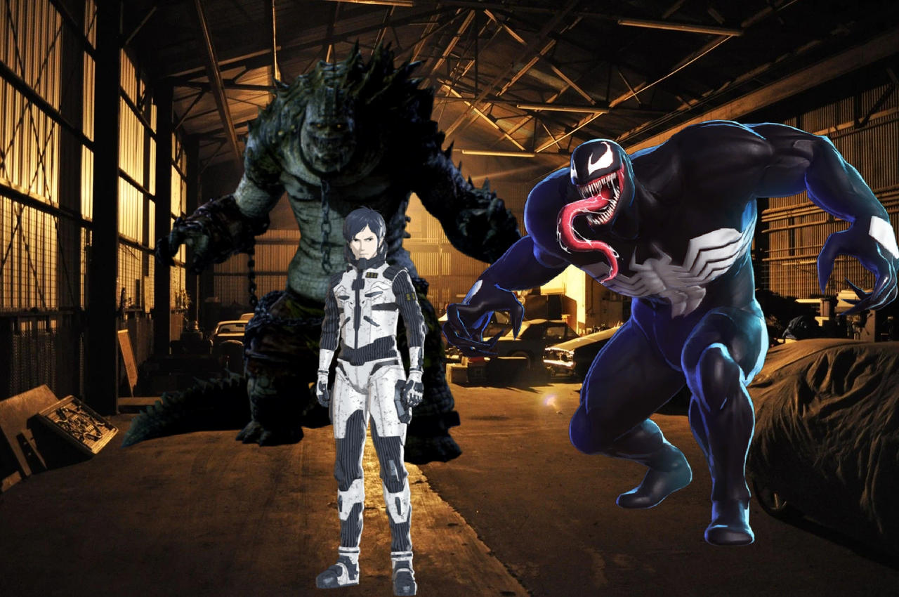 Venom And Killer Croc Kill Haruo By Dreddzilla On Deviantart