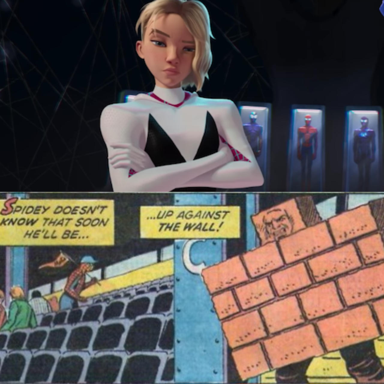Spider-Gwen reacts to The Wall by Dreddzilla on DeviantArt Spider-Gwen reacts to The Wall by Dreddzilla on DeviantArt
