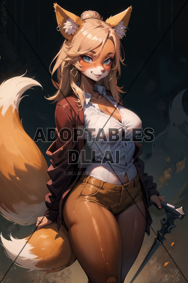 Adoptable Ai Fox Furry Girl By Dllai On Deviantart