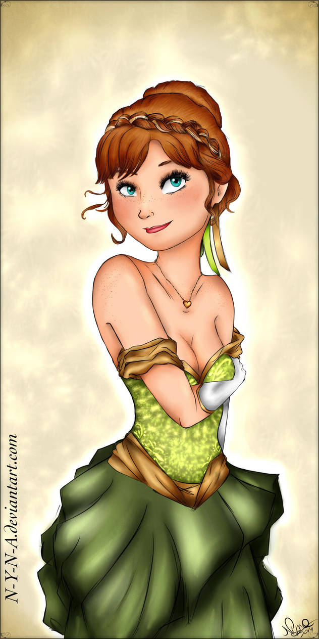 Princess Anna Frozen Dress By Nyna By N Y N A On Deviantart