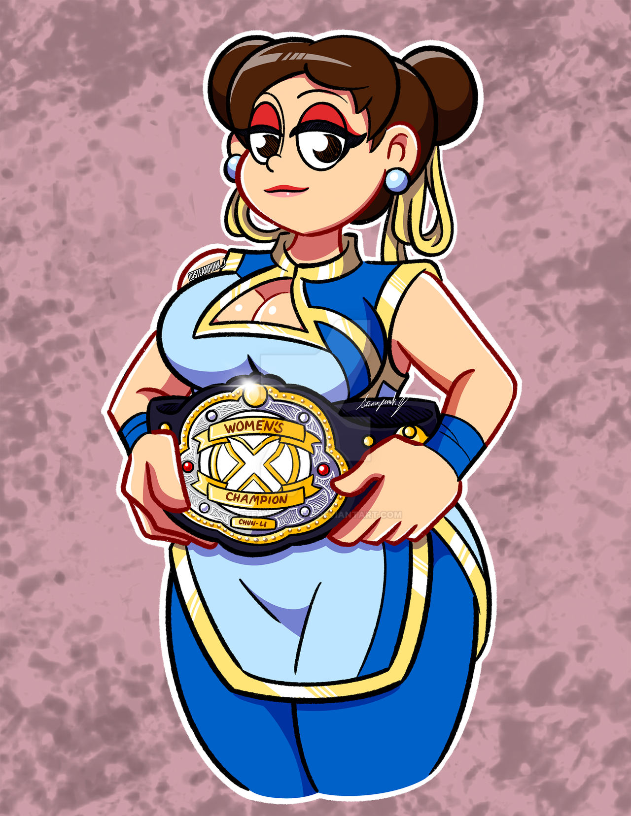 Chun Li Queen Of Fighters By Steampunkj90 On Deviantart