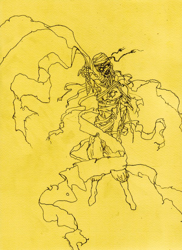 Arabian Mummy W.I.P. by zombie-nation on DeviantArt