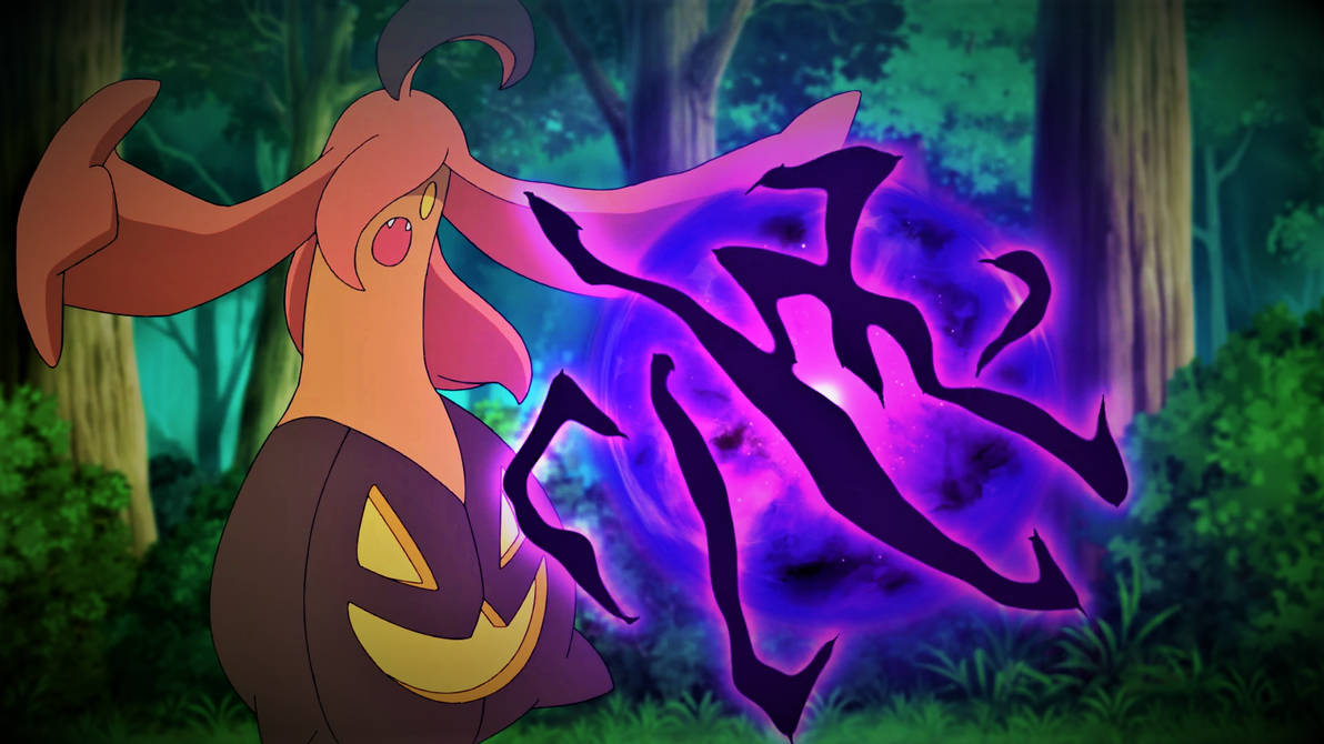Gourgeists Shadow Ball By Pokemonsketchartist On Deviantart