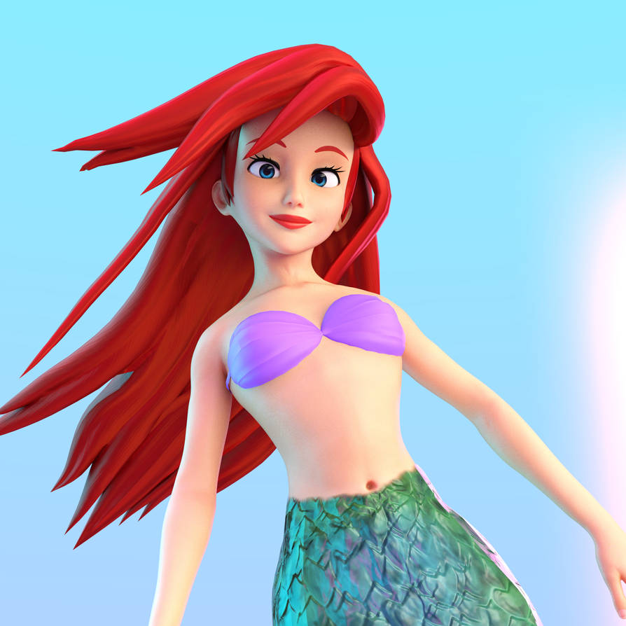 Ariels Belly Button By Femalenavelart On Deviantart