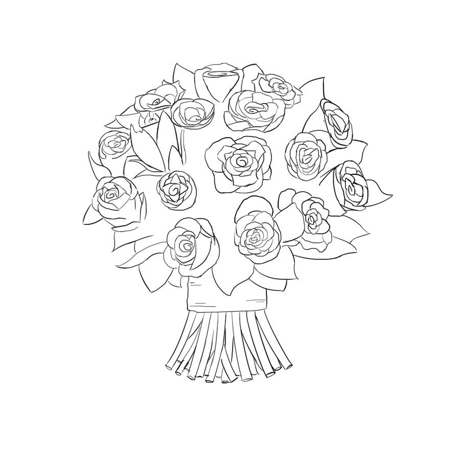 Inktober2022 - Day 6 - Bouquet by AL-BYOS on DeviantArt Inktober2022 - Day 6 - Bouquet by AL-BYOS on DeviantArt