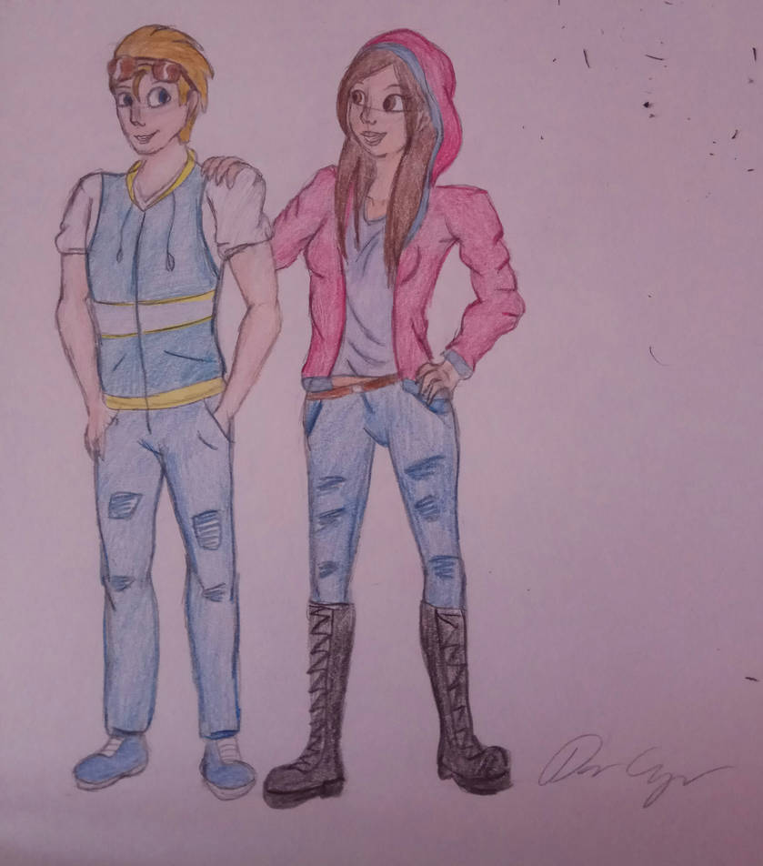 Humanized Connor And Caitlin By Cartoonlover20 On Deviantart