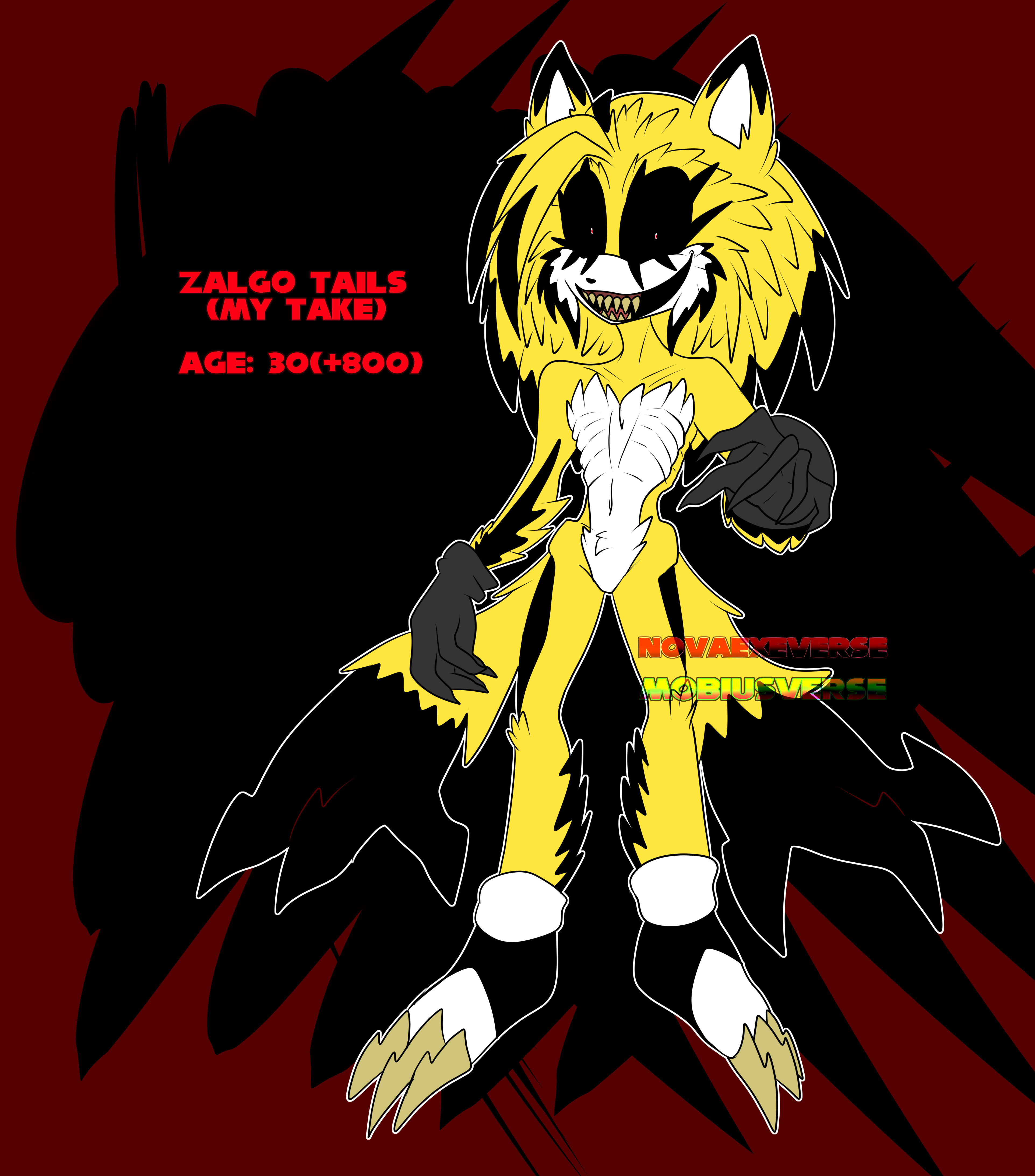 Zalgo Tails My Take By Multiversenovaexe On Deviantart