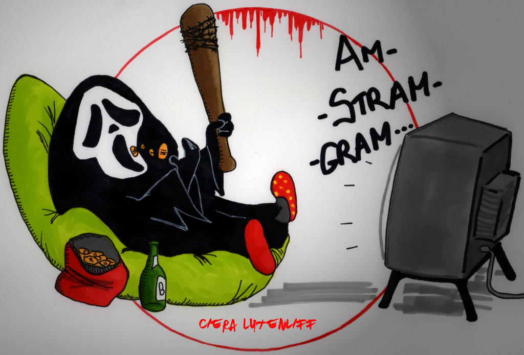 Ghostface Walking Dead By Jodylinn On Deviantart