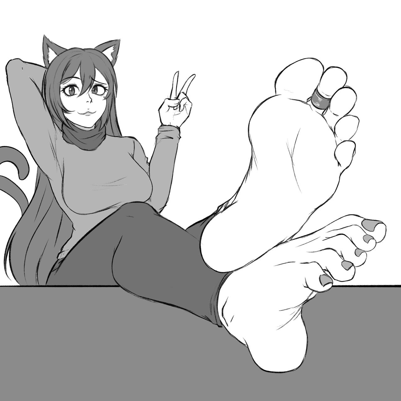 Aurora Feet Tease Sketch By Thewarrior360 On Deviantart