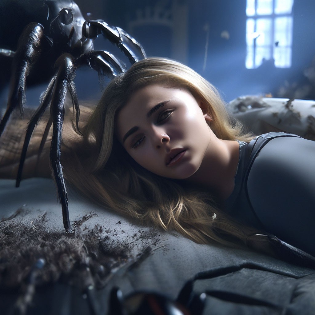Chloe Moretz With Spider 020 By Lizardino On Deviantart