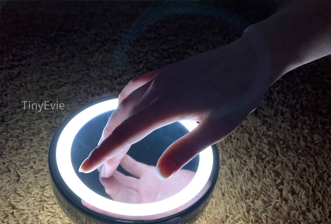 Female Hand With Led Light Mirror 02 By Tinyevie On Deviantart