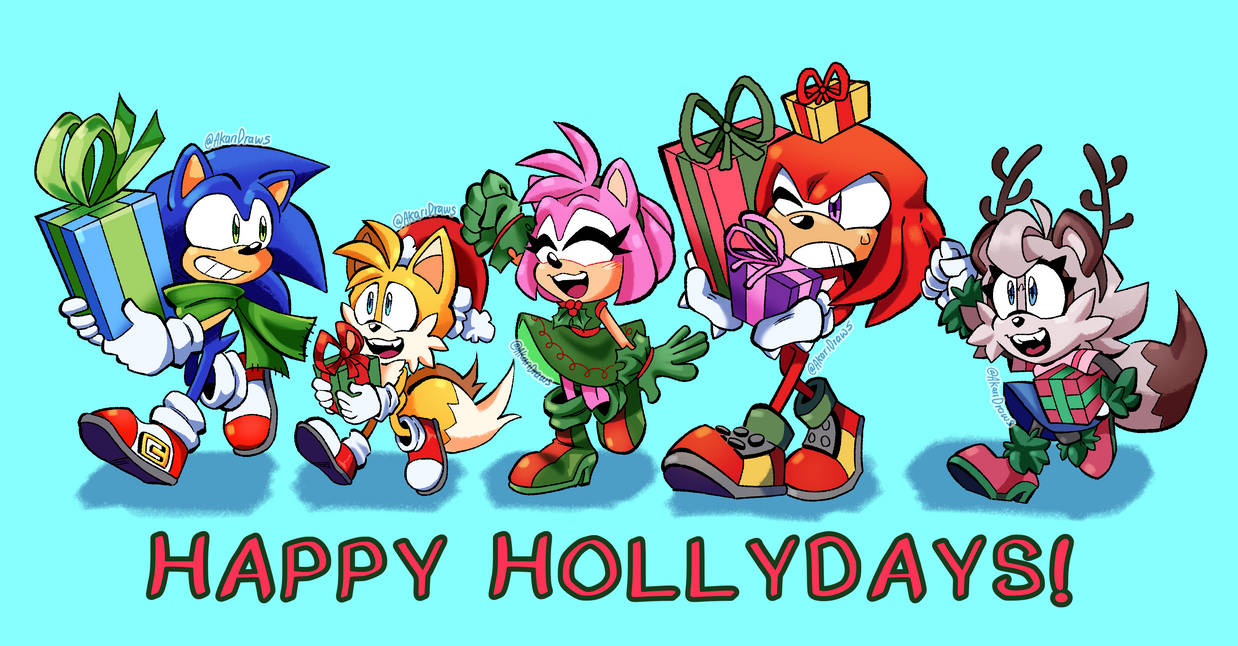 Happy Hollydays By Akarisandraws On Deviantart