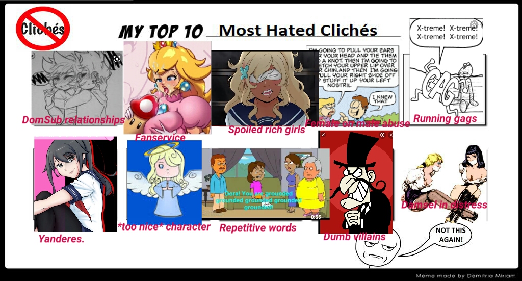 My Most Hated Cliches By XPeachyStrawberryx On DeviantArt my-most-hated-cliches-by-xpeachystrawberryx-on-deviantart