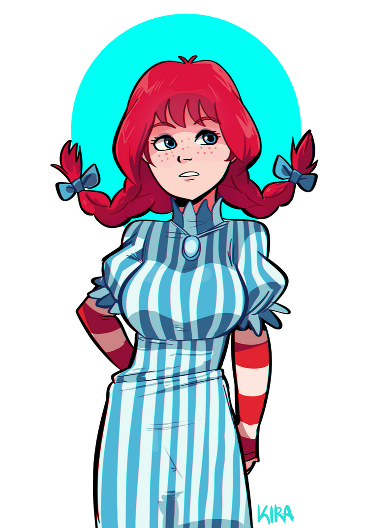 Wendys Mascot By Grasstains On Deviantart