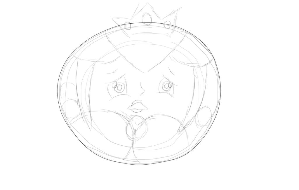 Princess Peach Ball Tfsketch By Bumpkinberry On Deviantart