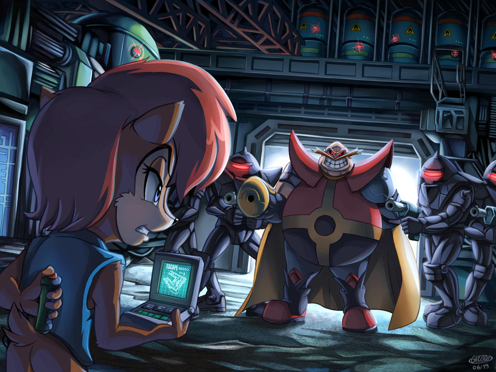 Comm Sallys Escape By Glitcher On Deviantart